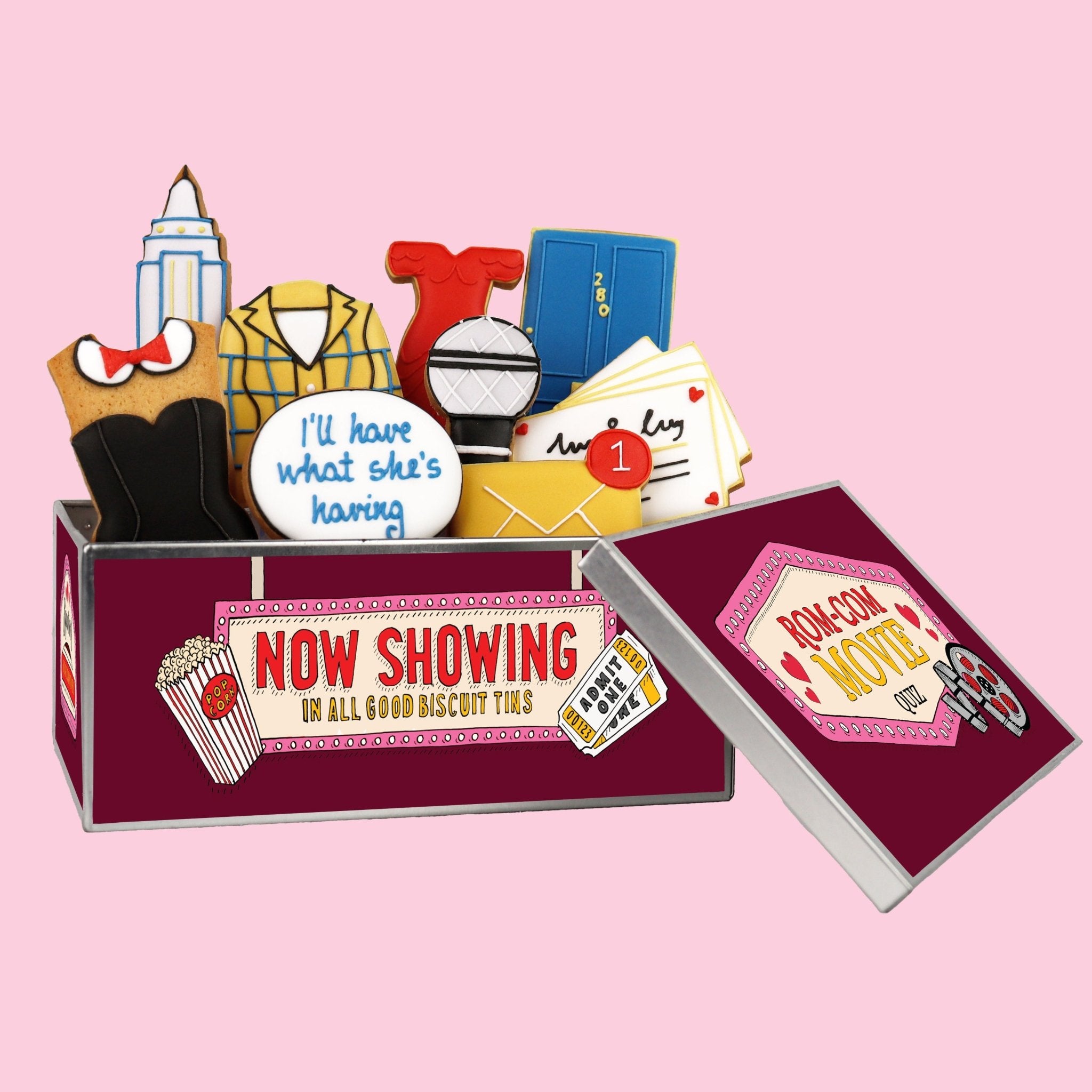 Rom Com Biscuit Tin | Biscuit Tin | Biscuiteers
