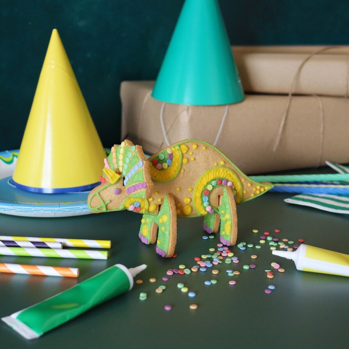 DIY Dinosaur Biscuit | How To Decorate | Biscuiteers